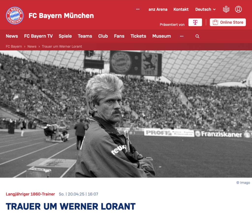 Der FC Bayern trauert um Lorant